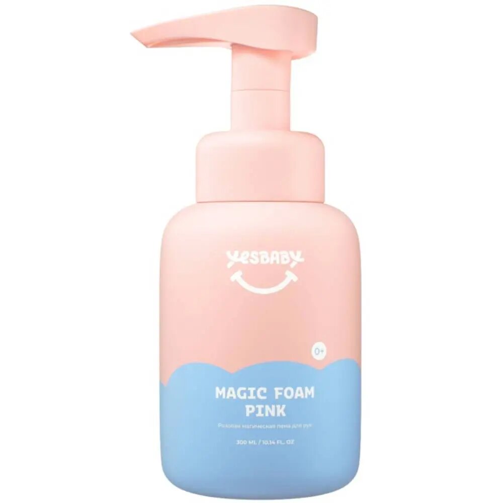 YesBaby Розовая магическая пена для рук, Флакон (300 мл) YESBABY