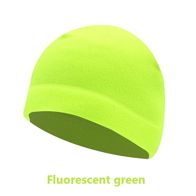 Флисовая шапка Fluorescent green