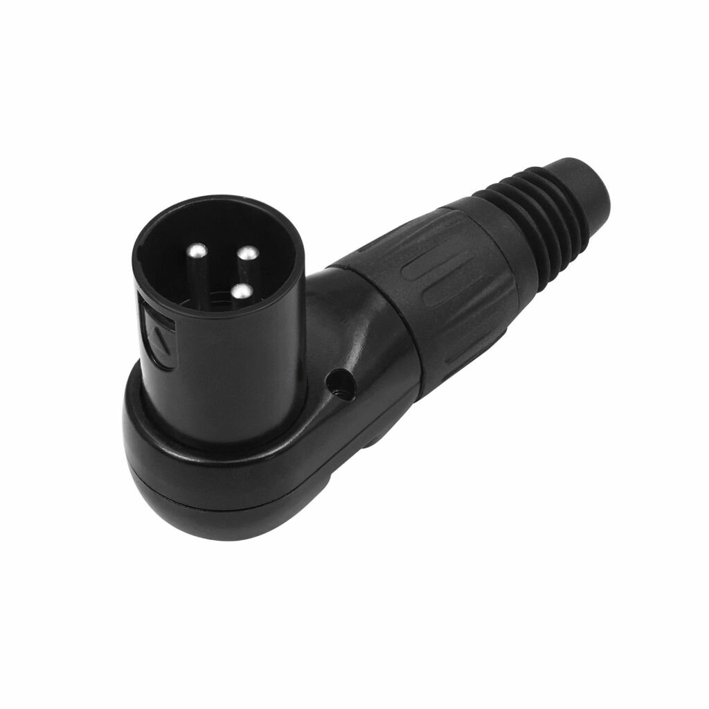 Разъем под углом 90 градусов, регулируемый под прямым углом, 3-контактный штекерный адаптер