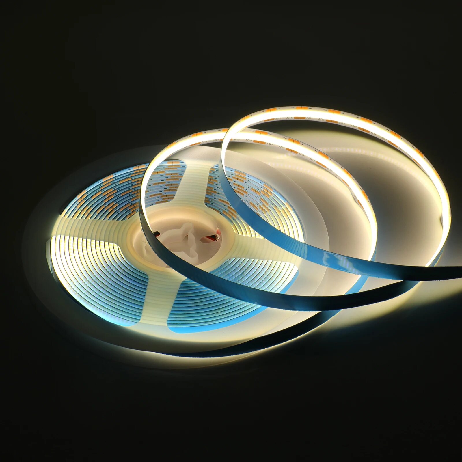 12 В 24 В COB Светодиодная лента светильник 320 светодиодов 480 светодиодов 528 светодиодов высокой плотности линейный светильник Гибкая COB Светодиодная лента 0,5-10 м белый теплый натуральный