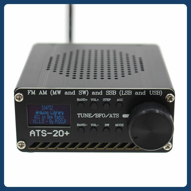 ATS-20+ Plus SI4732 Вседиапазонный радиоприемник SDR FM AM(MW и SW)SSB (LSB USB)