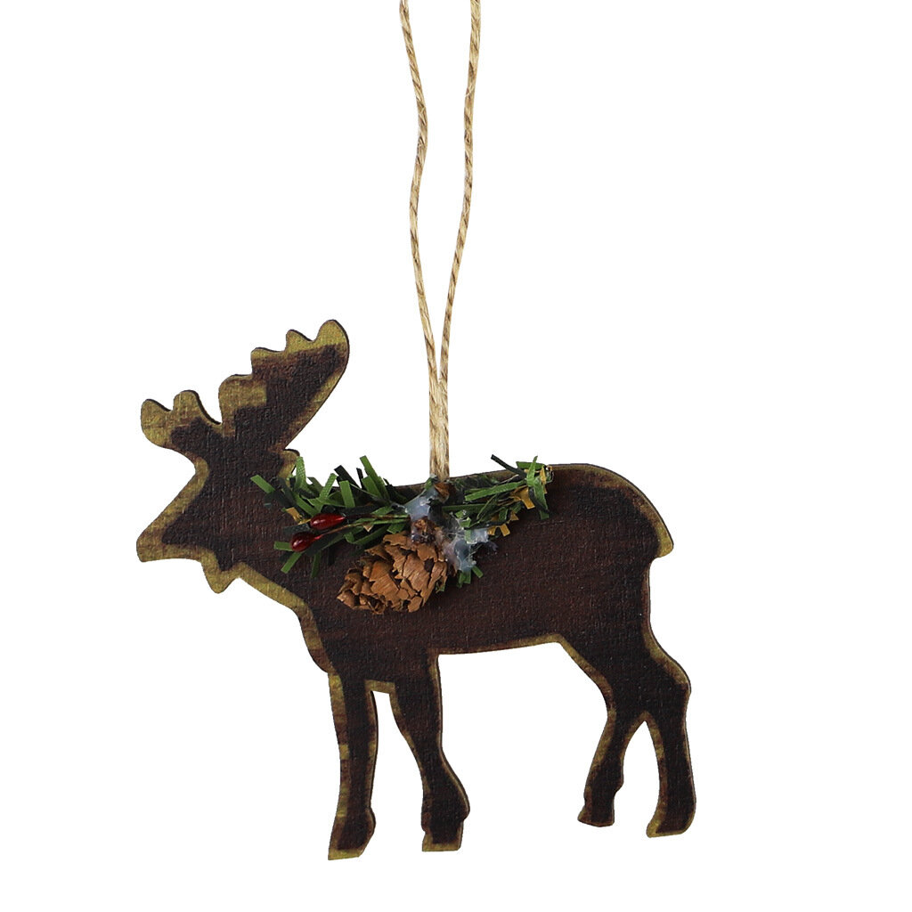 Рождественский знак, подвесной кулон, сельский дом, бляшка с оленем, декор двери рождественской елки