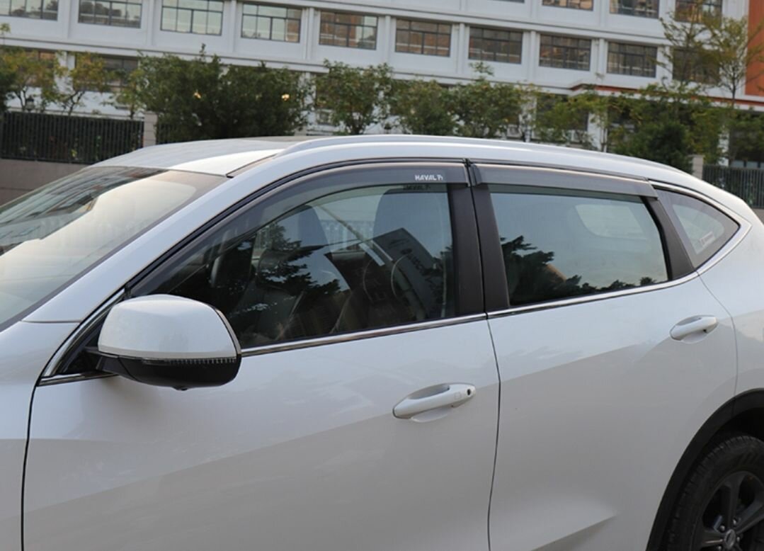 Дефлекторы для окон (ветровик) Haval F7X