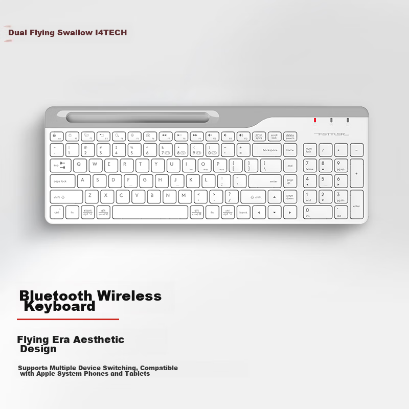 Клавиатура A4TECH FBK25 Wireless Bluetooth Keyboard, черный