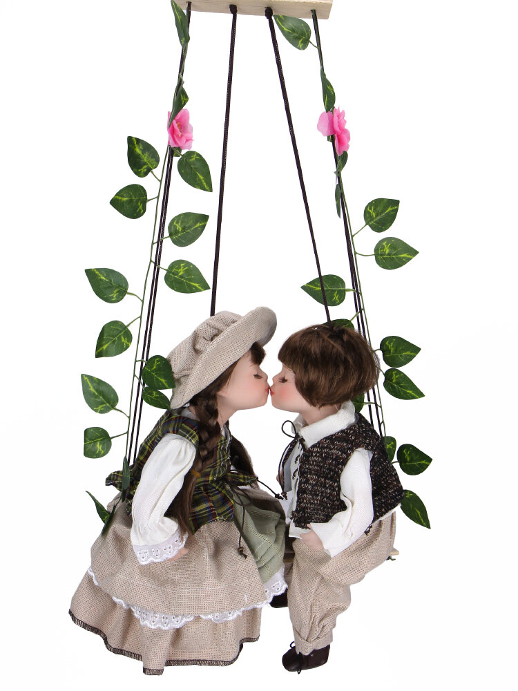 Фарфоровые куклы Dolls "Жених и невеста", высота 41см, для взрослых