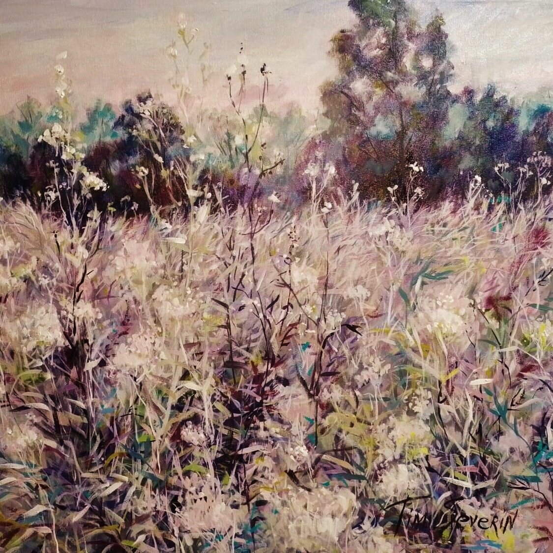 Картина авторская. Художник Tim Severin. 80/80 см. Холст, акрил, масл. пастель.