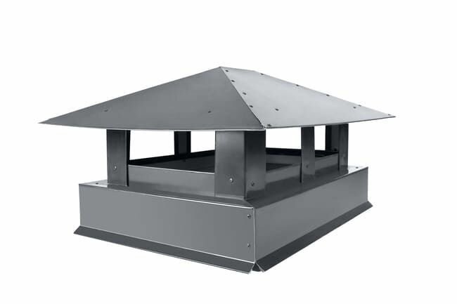 Дымник (колпак на трубу дымохода) RAL 7024 (Графит) 390x520мм