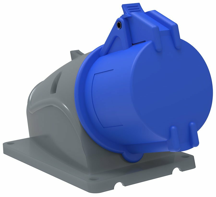 IEK Розетка стационарная ССИ-123 32А-6ч/200-250В 2Р+РЕ IP44 MAGNUM, PSN11-032-3
