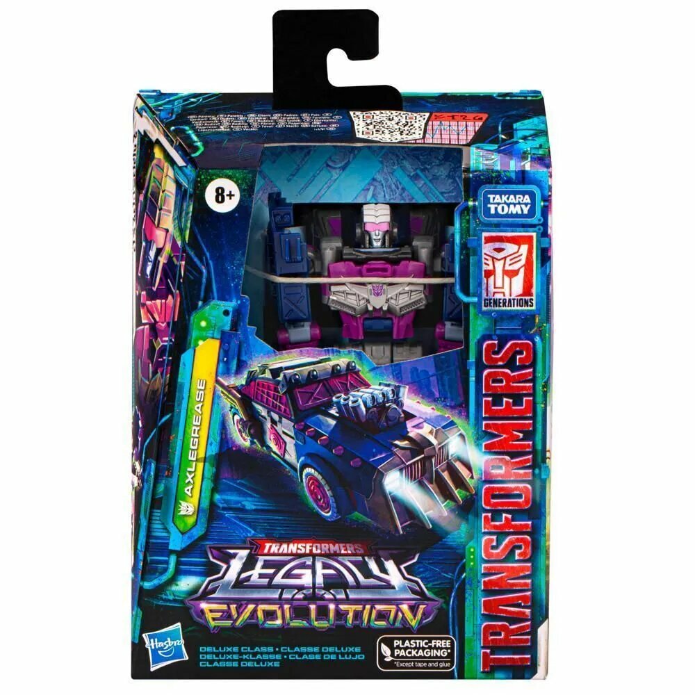 Трансформеры игрушки Hasbro Transformers Legacy Evolution Deluxe Class Axlegrease (14cm) F7199