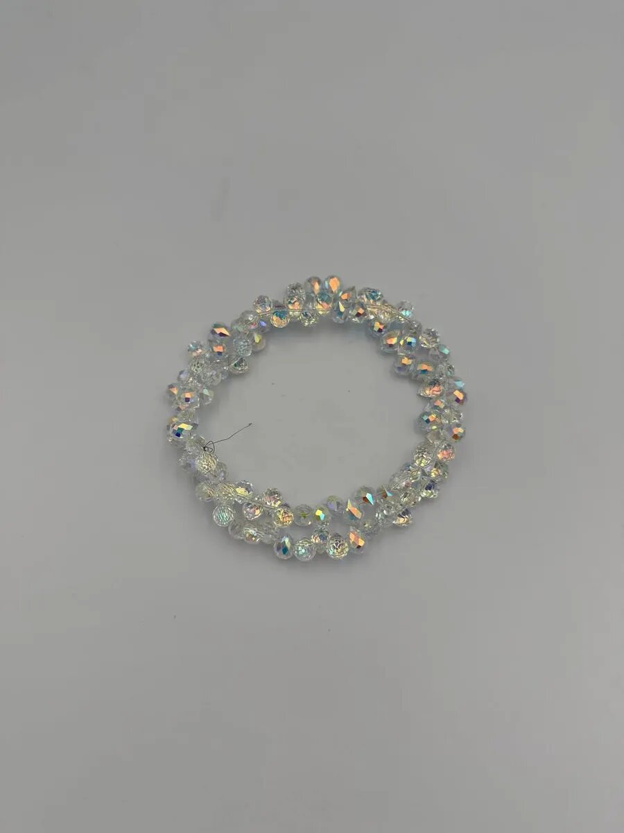 Бусины Капли граненные 1 нить