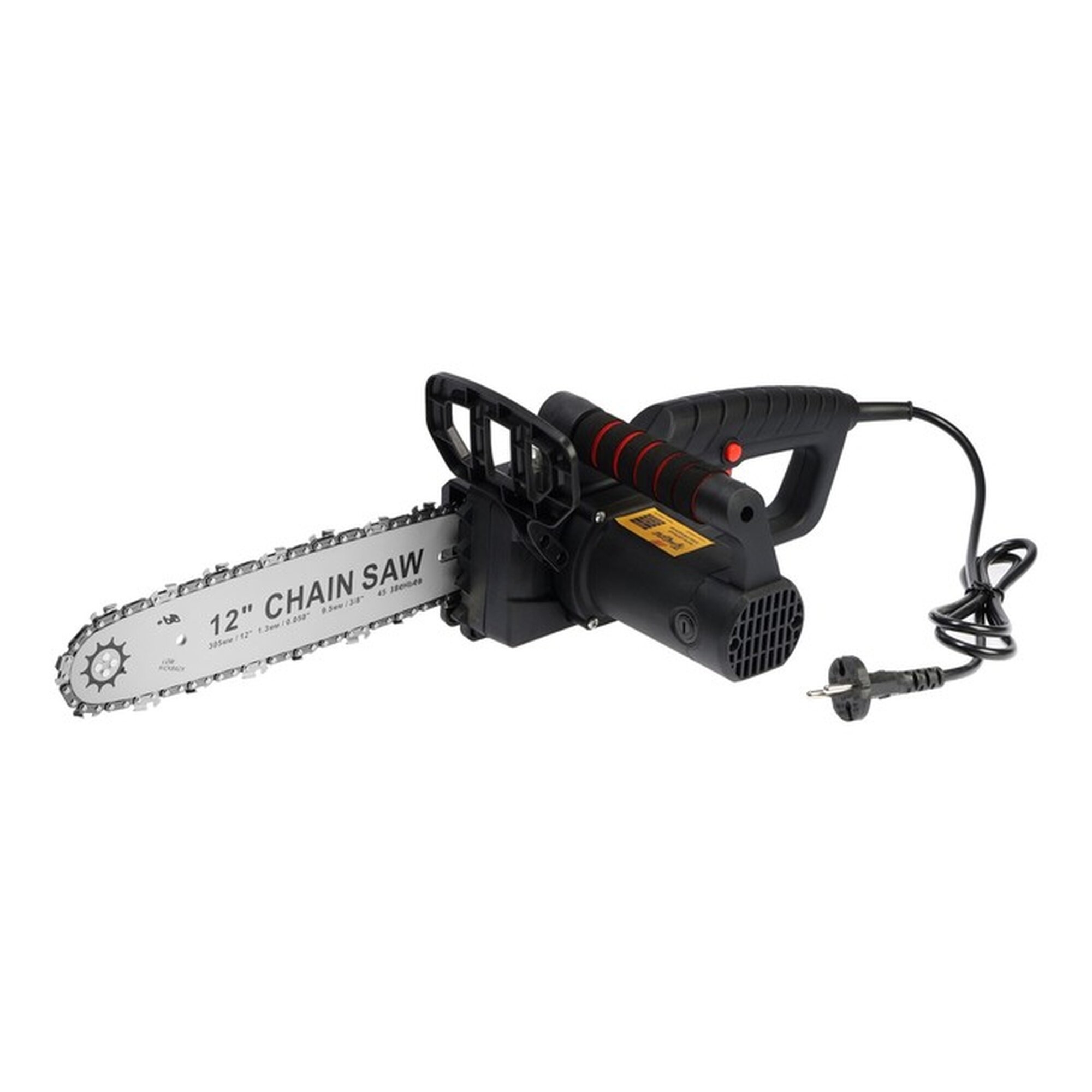 Пила цепная электрическая тундра, 2000 Вт, 12", шаг 3/8", паз 1.3 мм, 45 звеньев