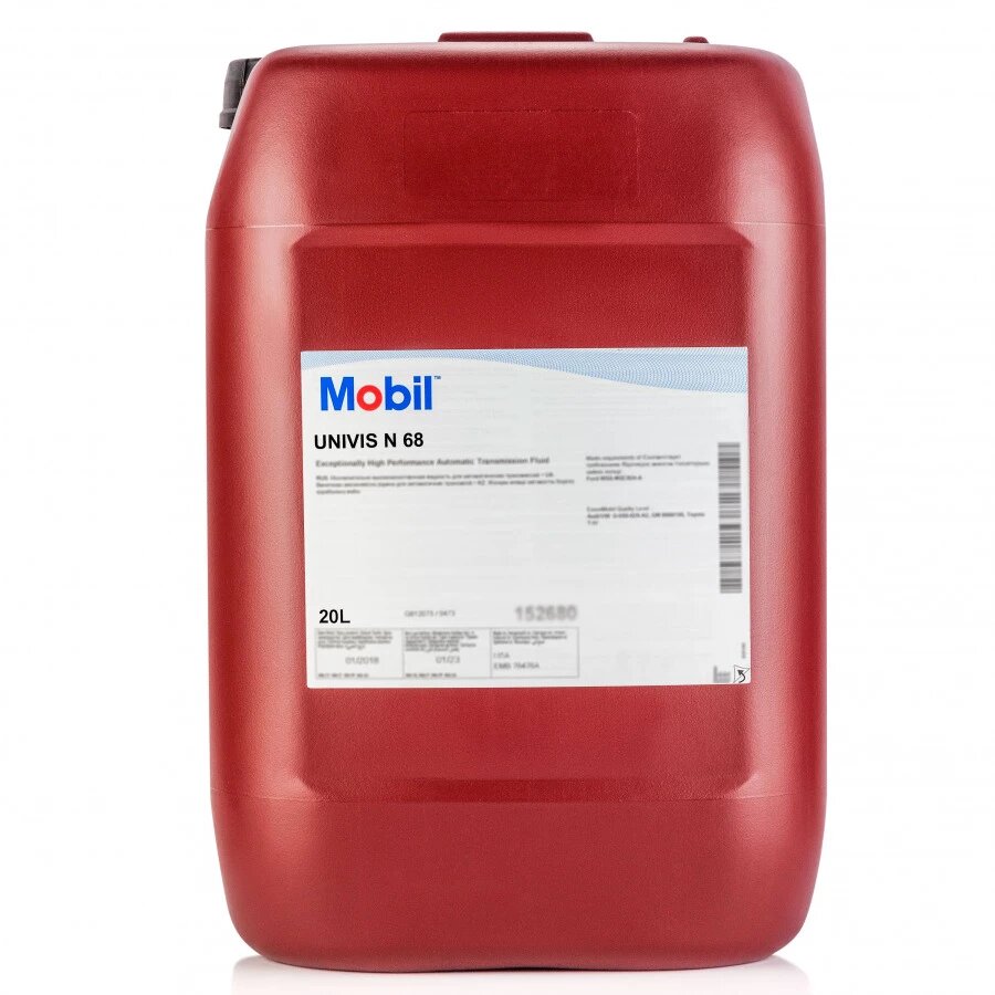Гидравлическое Масло Mobil Univis N 68 20Л