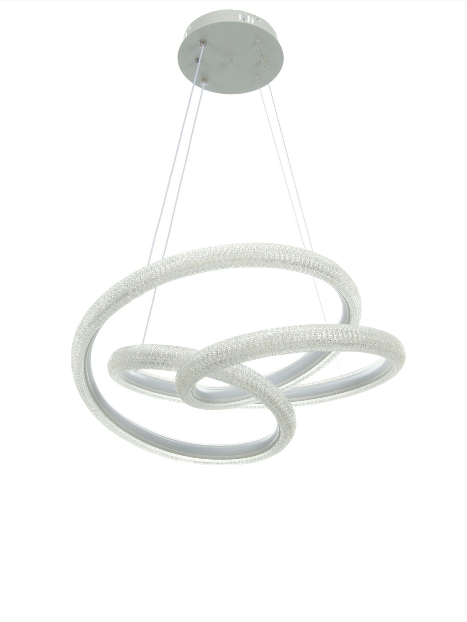 Люстра BayerLux Catrin, LED, 48 Вт, IP20, металл, акрил, белая