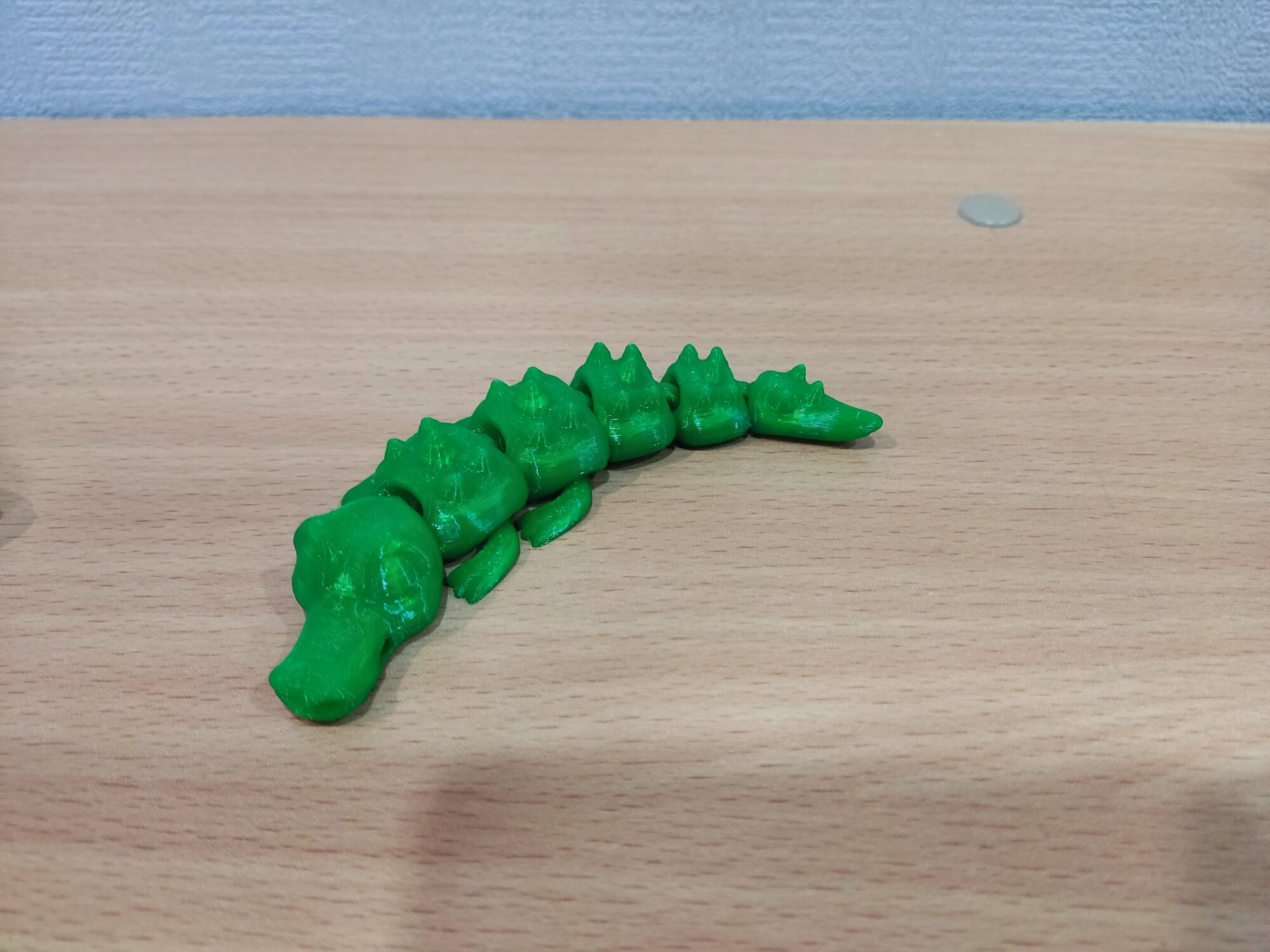 Игрушка-антистресс "ящерица дракон", 3D-печать, пластик