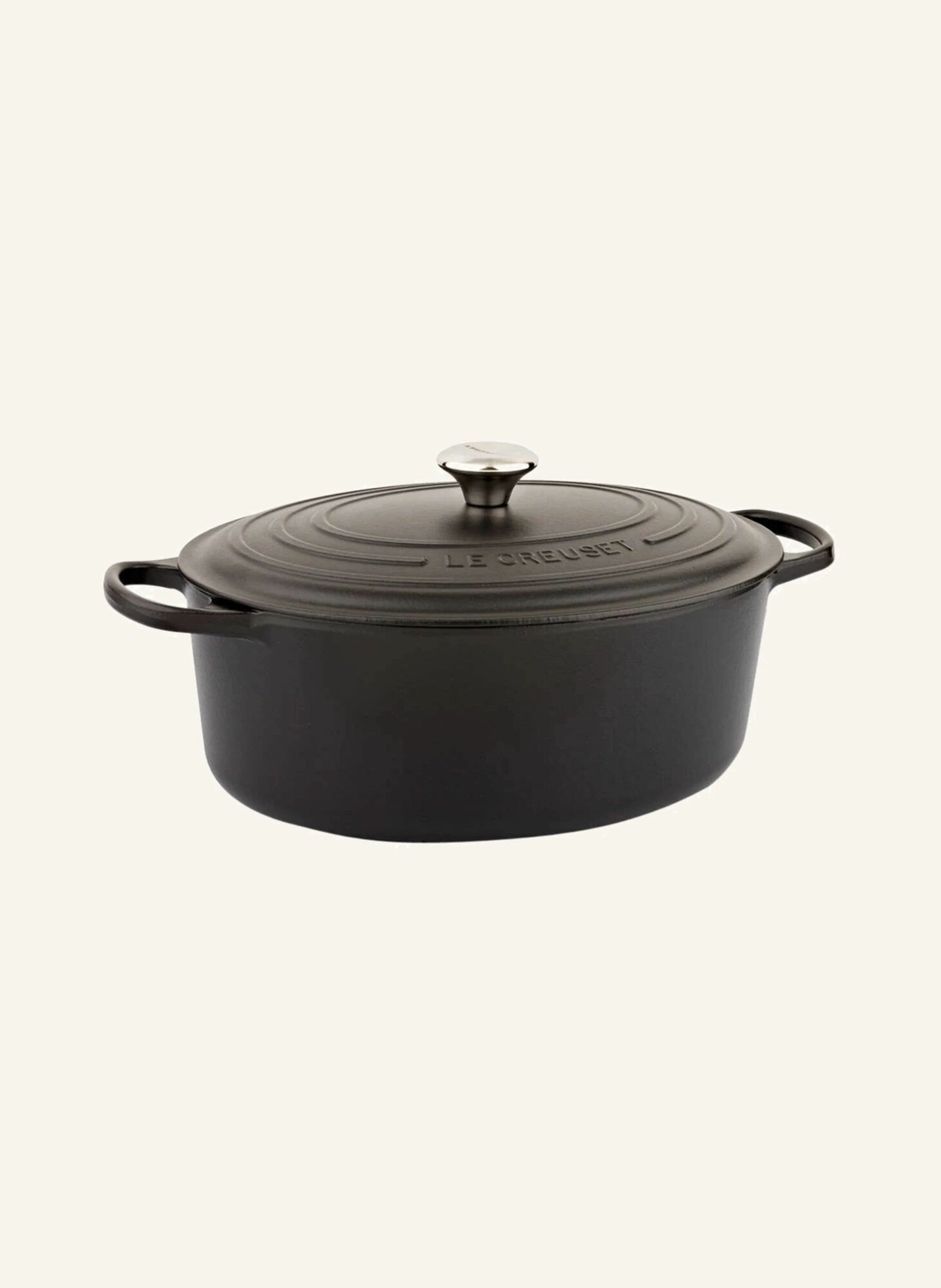 Жаровня Le Creuset с крышкой, диаметр 33 см чугунная, 7. 5 л, 691131 цвет черный