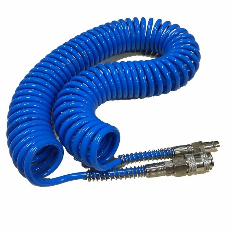Шланг пневматический витой 8х12мм 5 метров