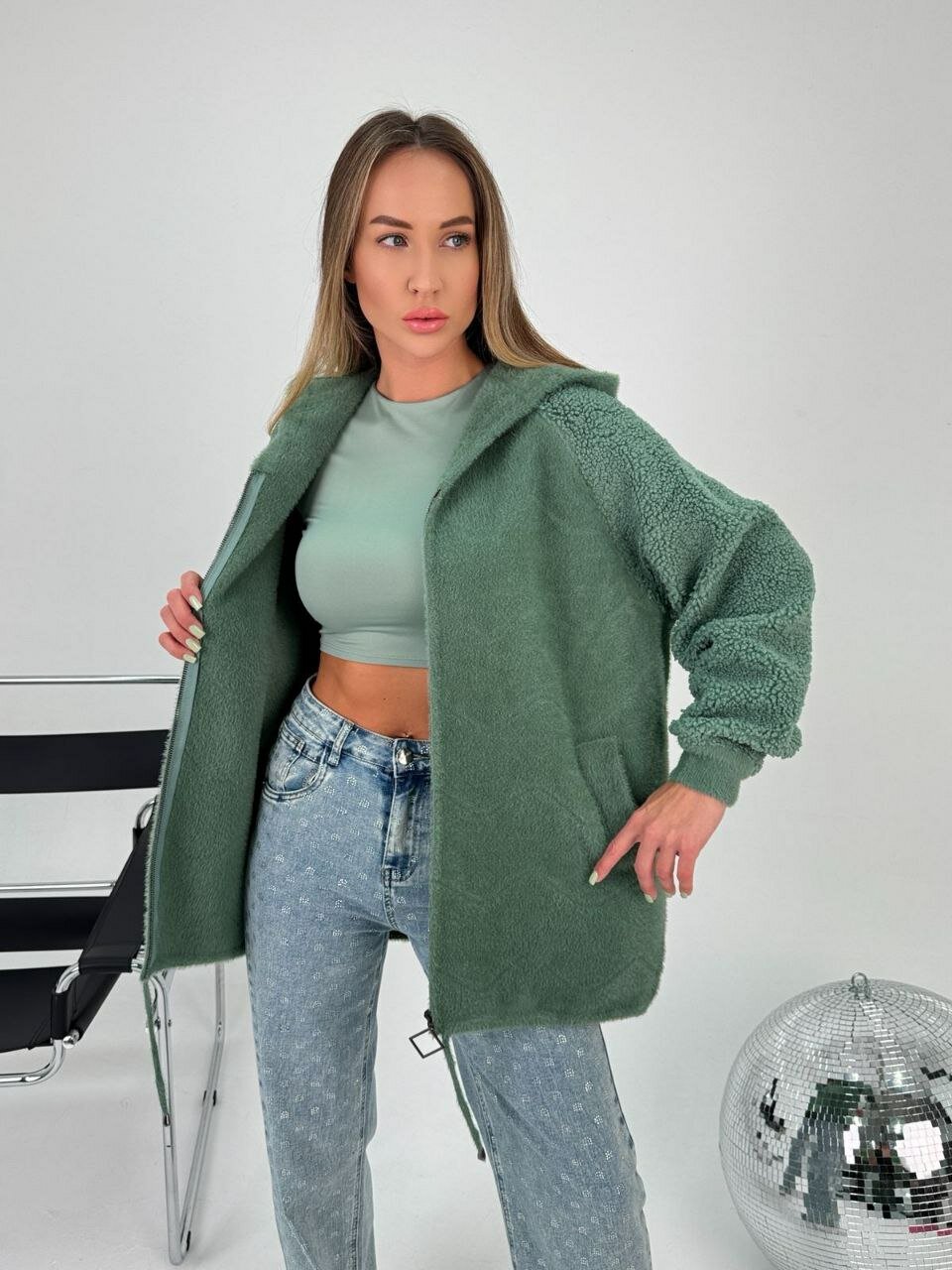 Кардиган  женский оверсайз