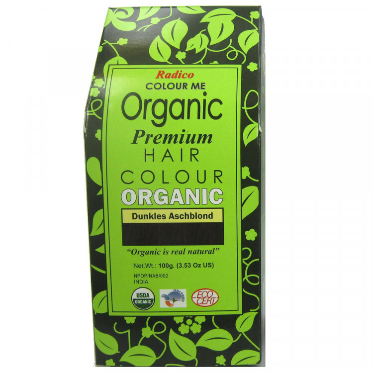 Radico Органическая краска для волос Темный пепельный блонд 100 г