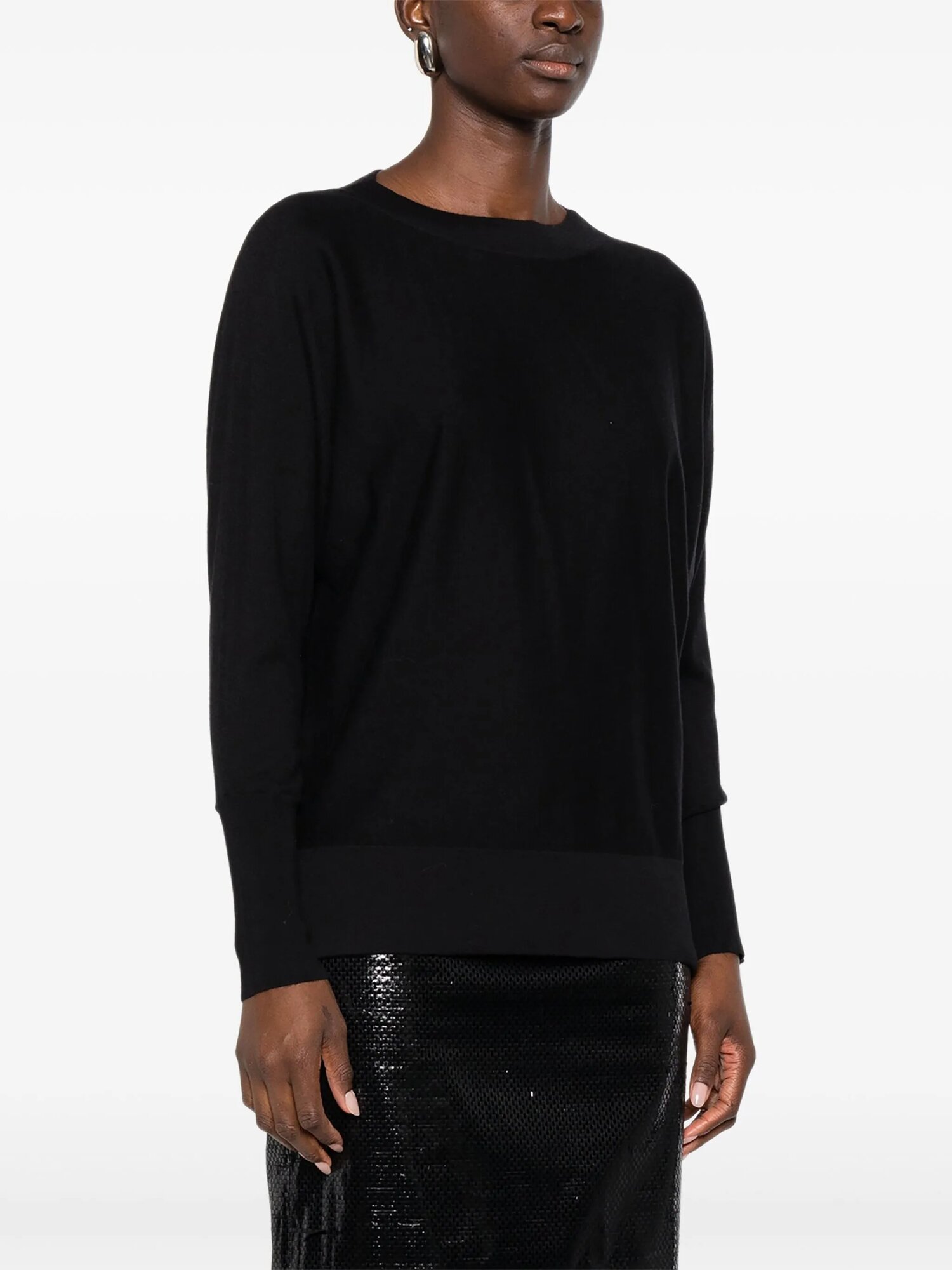 Свитер Purotatto Crew-neck sweater, размер 44, , black/black — фото 1