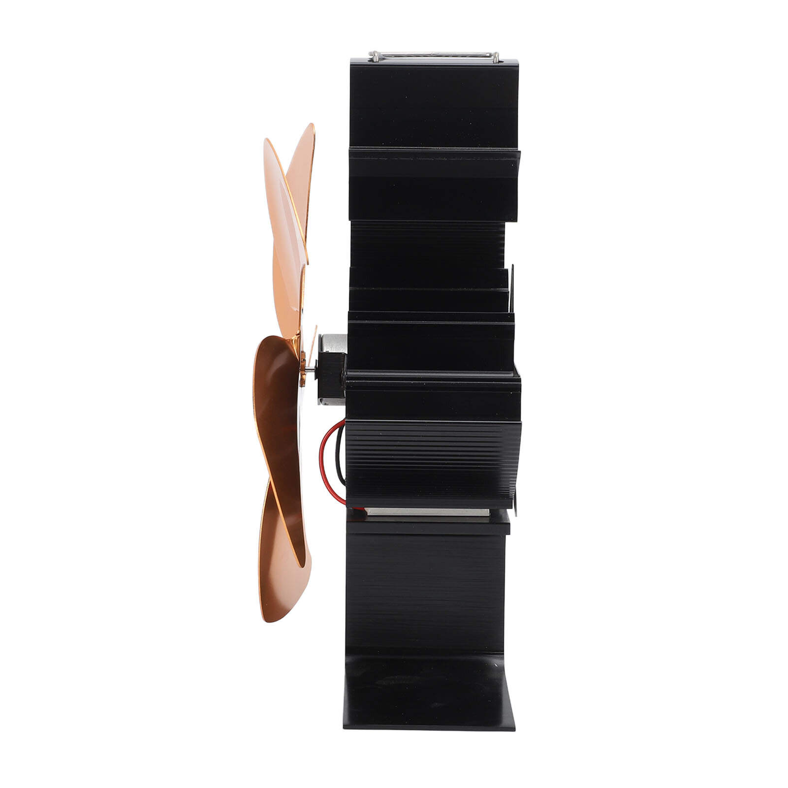 Вентилятор для дровяной горелки, 5 лопастей, ультра тихая циркуляция воздуха, отопление, энергосберегающий тепловентилятор для камина для зимней рыбалки, кемпинга, золота