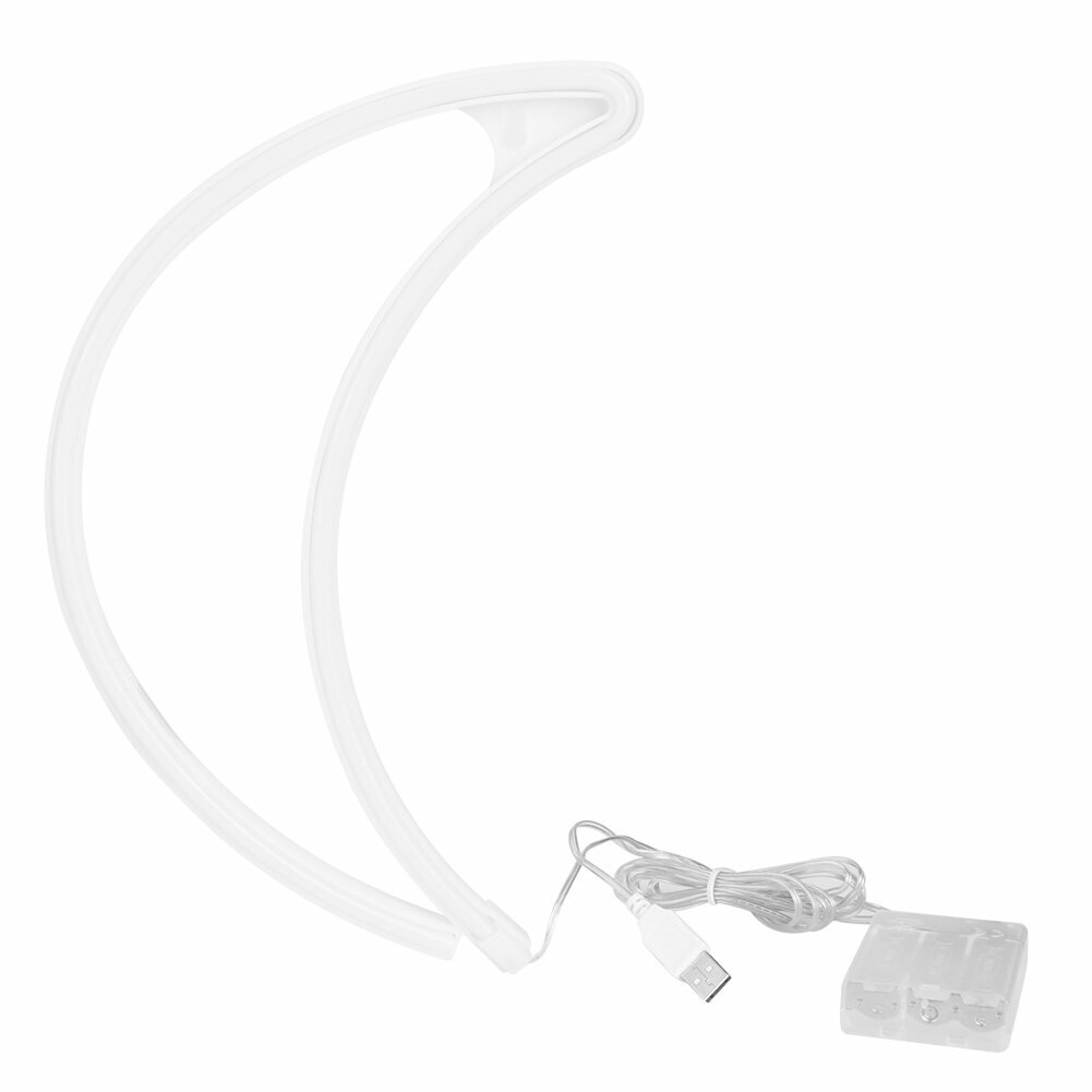 Очаровательный светодиодный ночник в форме луны, декор, USB-светильник, украшение для вечеринки, спальни