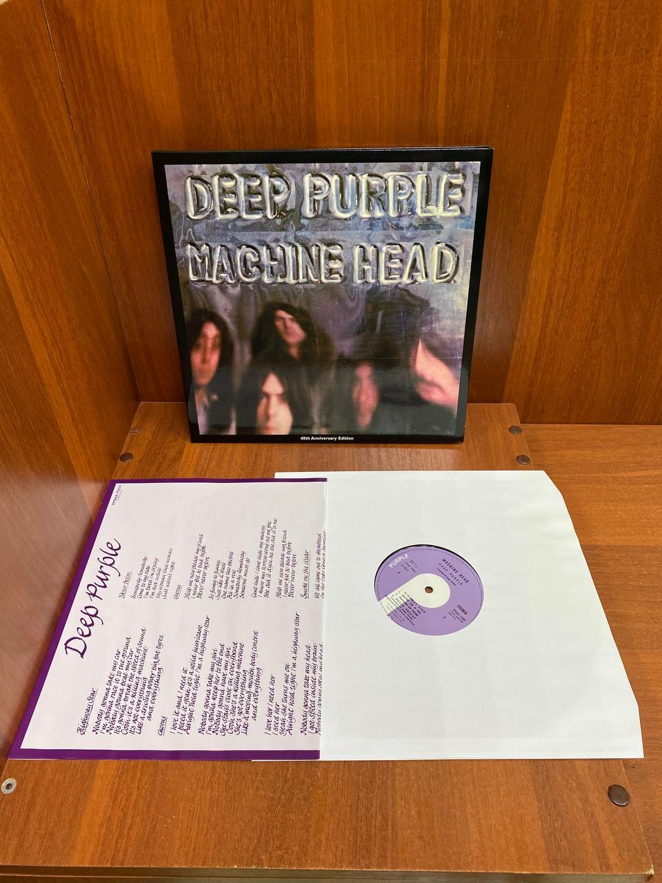 Виниловая пластинка Deep Purple - Machine Head 2012 год EU Europe + Вкладыш Редкая! NM