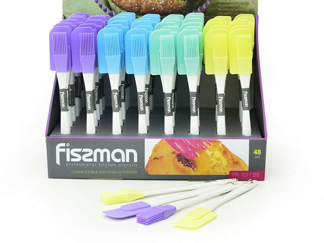 7017 FISSMAN Кисточка и лопатка 24см (силикон)