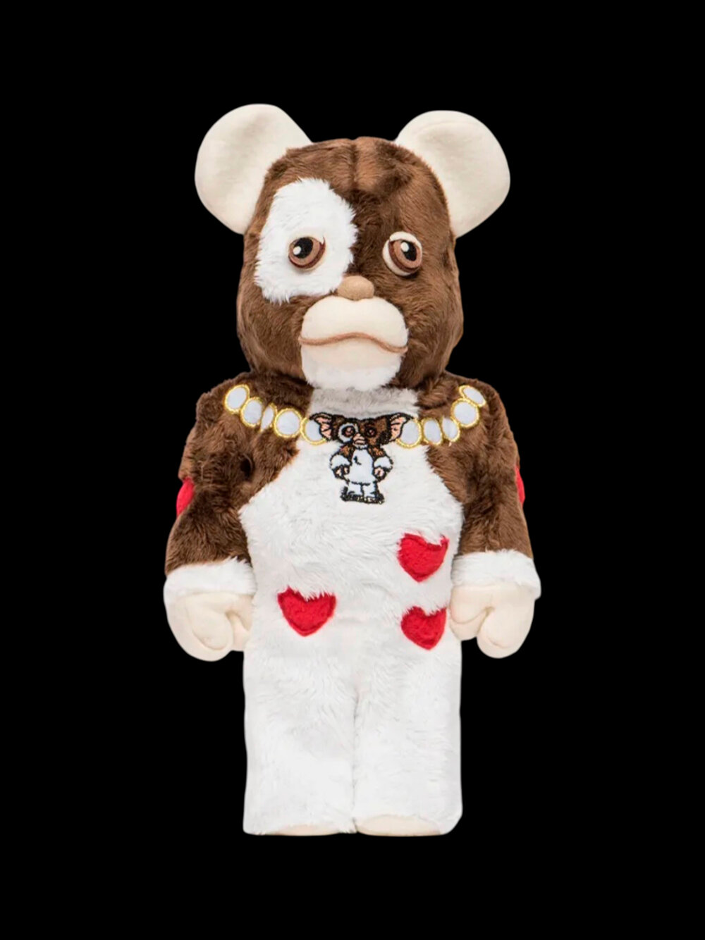 Коллекционная оригинальная фигура Bearbrick x Gremlins Muveil Gizmo 1000% / 70 см высота / ABS пластик / Medicom Toy