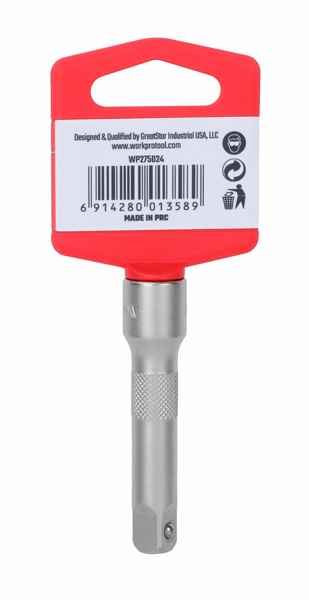 Удлинитель 3/8" 75мм WORKPRO — фото 1
