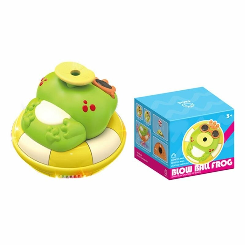 Электрическая универсальная игрушка-надувной шар frog music light floating ball toy-маленькая Лягушка