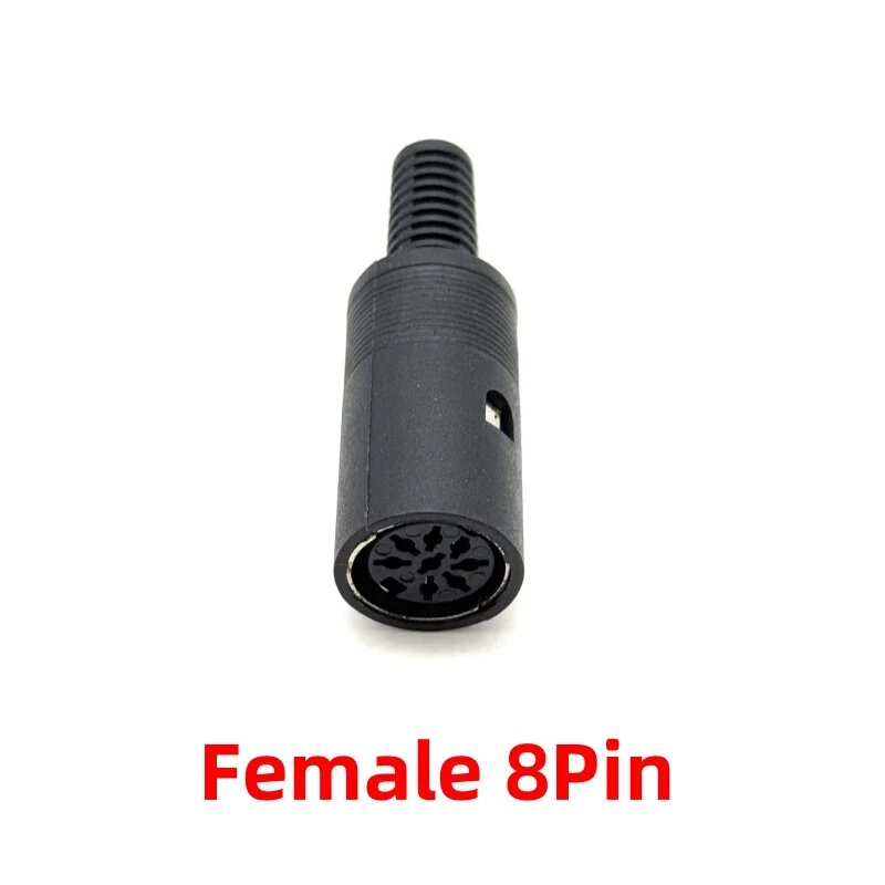 1 шт. штекерный/гнездовой разъем DIN 3/4/5/6/7/8 PIN разъем для крепления кабеля на шасси