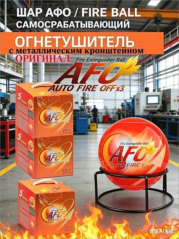 Автономное устройство пожаротушения переносное самосрабатывающее 1,3 кг 3 шт