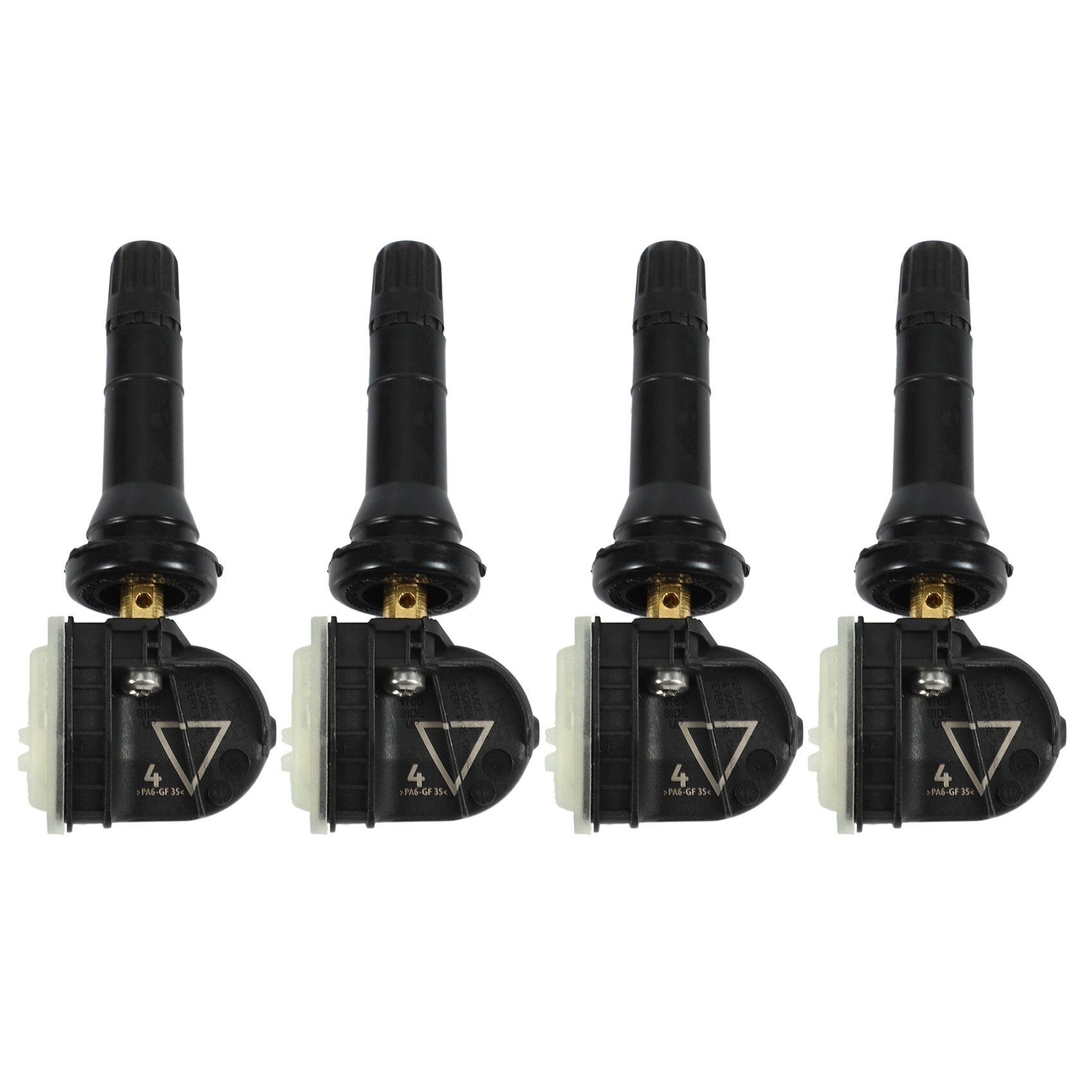 Датчик давления в шинах TPMS 4 шт для CT6 XT5 SRX Aveo Ampera-e Bolt Mokka, пластиковые черные датчики в комплекте