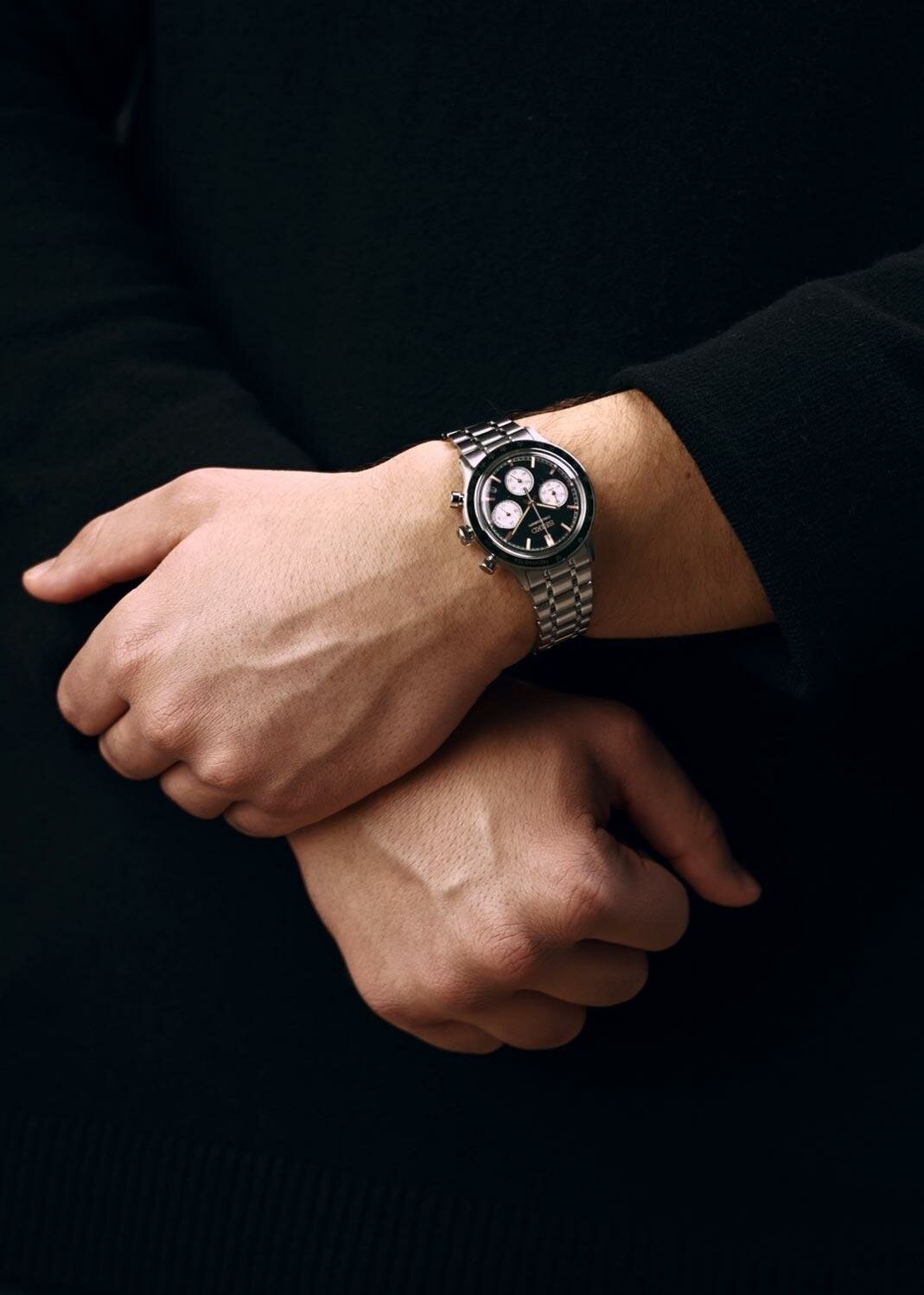 Наручные часы SEIKO, зеленый, серебряный — фото 1