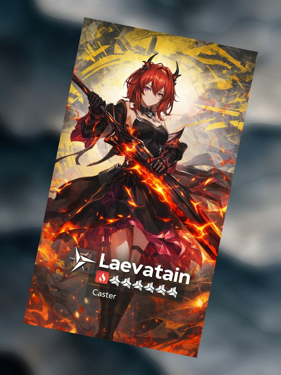 Постер "Arknights: Endfield. Лэватейн", 29.7х42см, А3, глянцевый