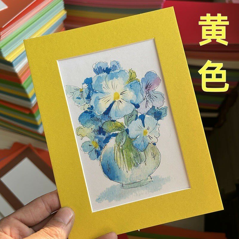 Горячая распродажа10 прямоугольных простых картонных рамок для картин формата A3/A4 для детских рисунков, толщиной 8 дюймов/4 дюйма.