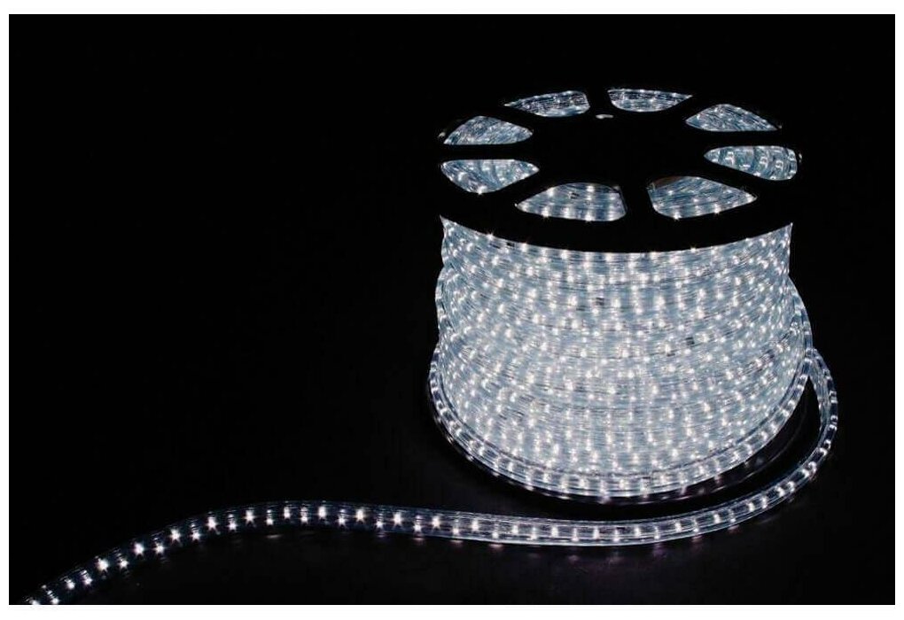 (50 м.) Светодиодный дюралайт Feron 2,88W/m 72LED/m LEDF3W 3х жильный белый 50М 26070