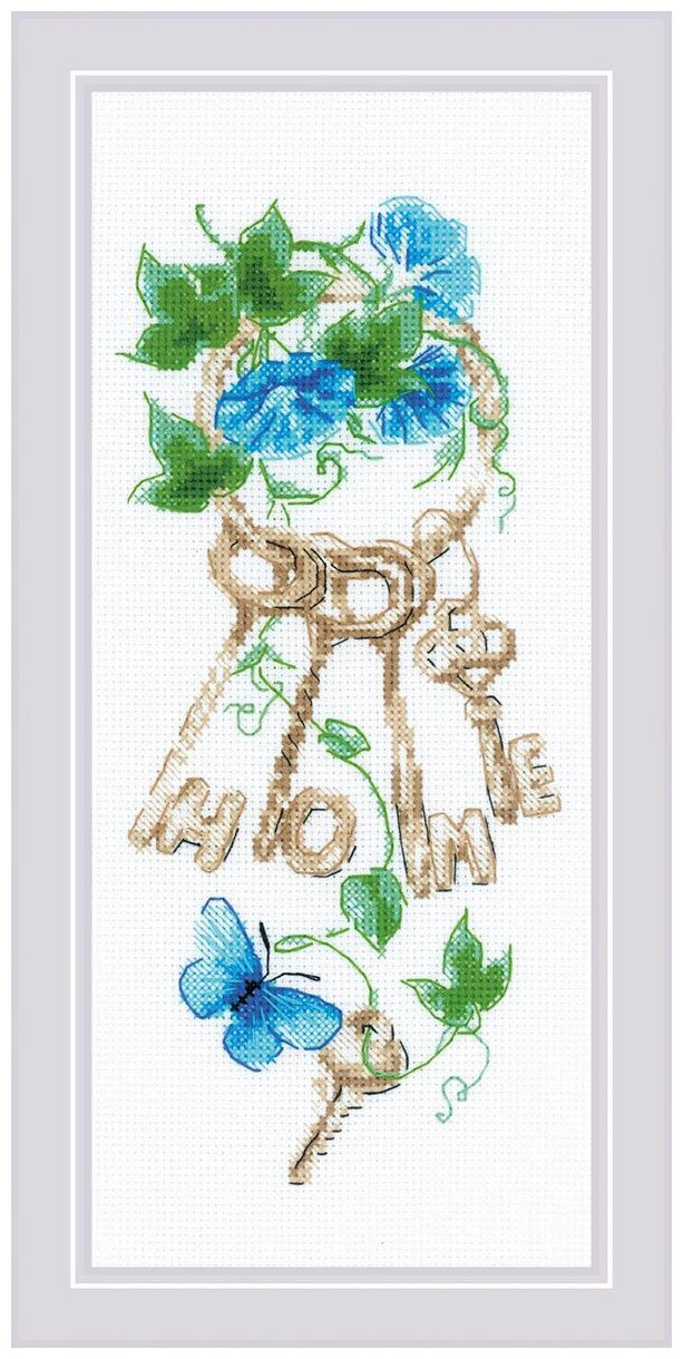 RIOLIS Набор для вышивания Сотвори Сама 1929-CS36 Ключи к дому 13x30 см классический дизайн