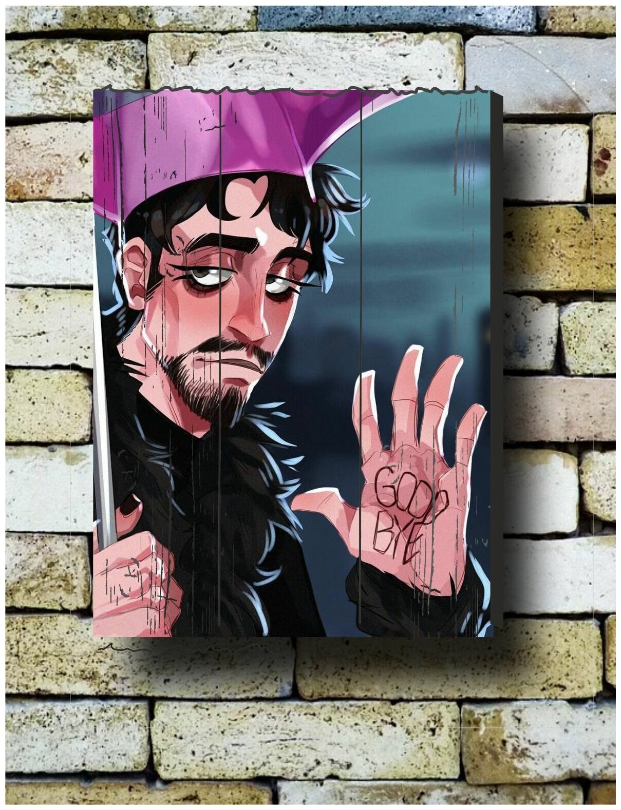 Картина на досках 'Академия Амбрелла. Номер Четыре 1' 30/40 см