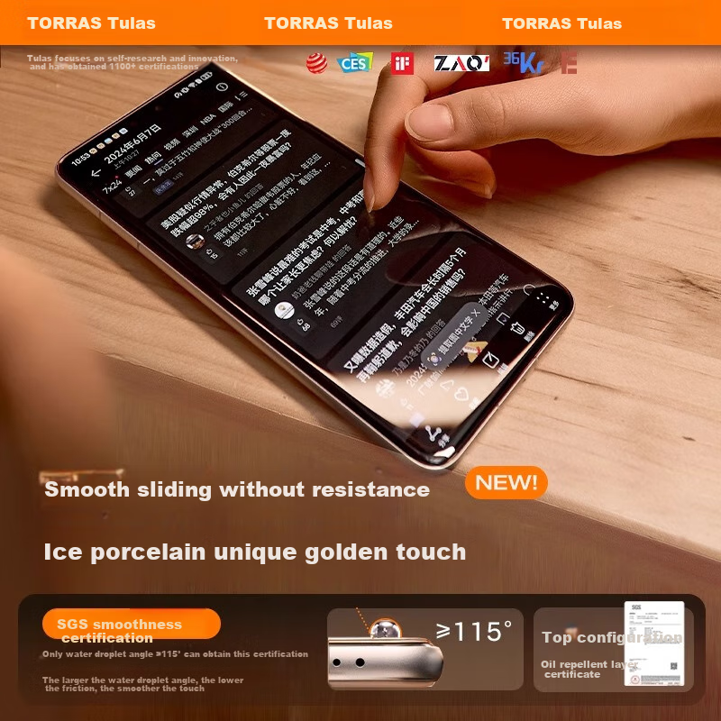 TORRAS Ледяная керамическая пленка для Huawei Mate X6 Ультратонкая защитная пленка с гидрогелем и анти-отпечатками