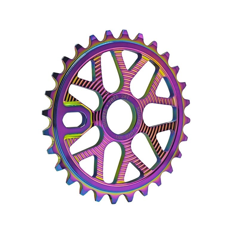 Цепная звезда для BMX CNC 28 зубьев, цвет маслолик