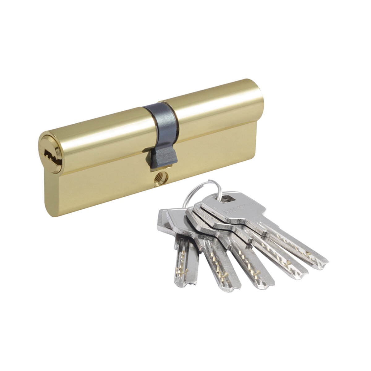 Цилиндровый механизм Нора-М STD Z ЛП-100 (50-50), ключ/ключ, золото