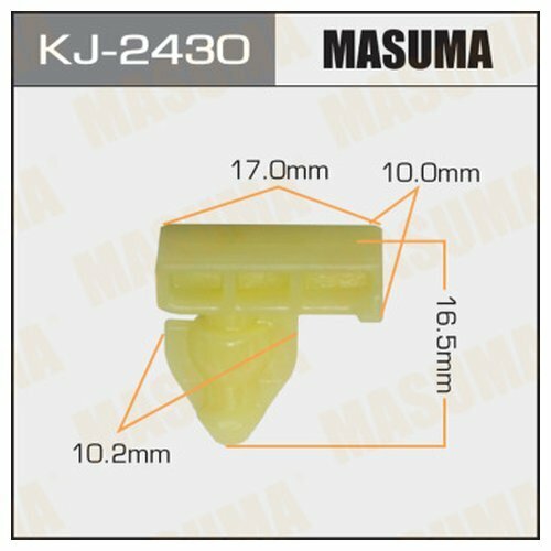 Зажим, молдинг / защитная накладка Masuma KJ2430 для Infiniti QX56; Nissan Juke, X-Trail