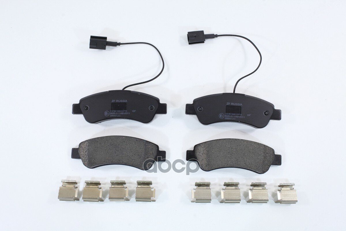 Колодки задние для CITROEN PEUGEOT FIAT ZF Russia GDB1682 ZFR ZF Russia арт. GDB1682 ZFR