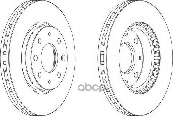 Тормозной диск Ferodo арт. DDF1528