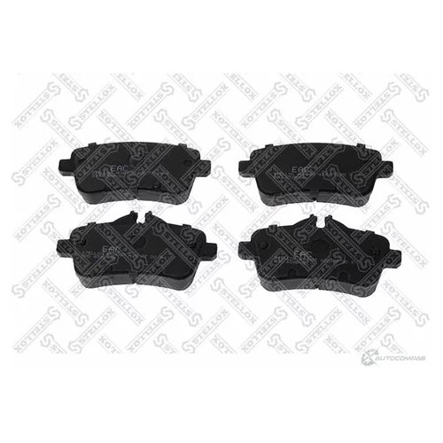 Колодки дисковые задние с антискрип. пл. MB W166/R172 ML250-ML500 2.5-5.2/3.5CDI 11 STELLOX 000659BSX