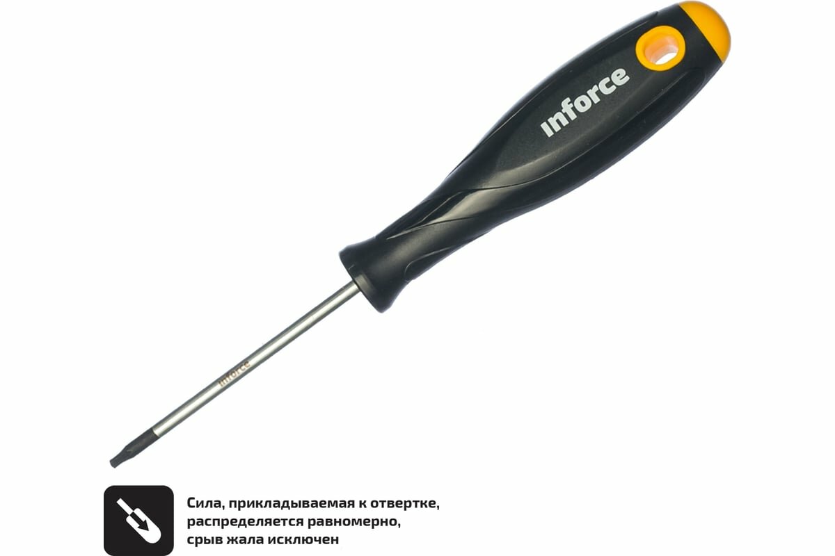 Inforce TORX отвертка T10x80 06-09-67 - инструмент для работы с TORX винтами