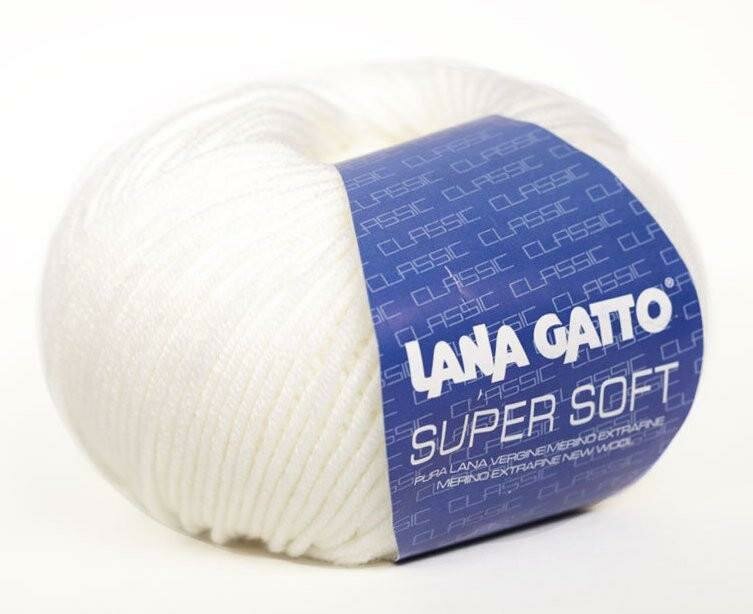Пряжа Super soft - 10001 белый