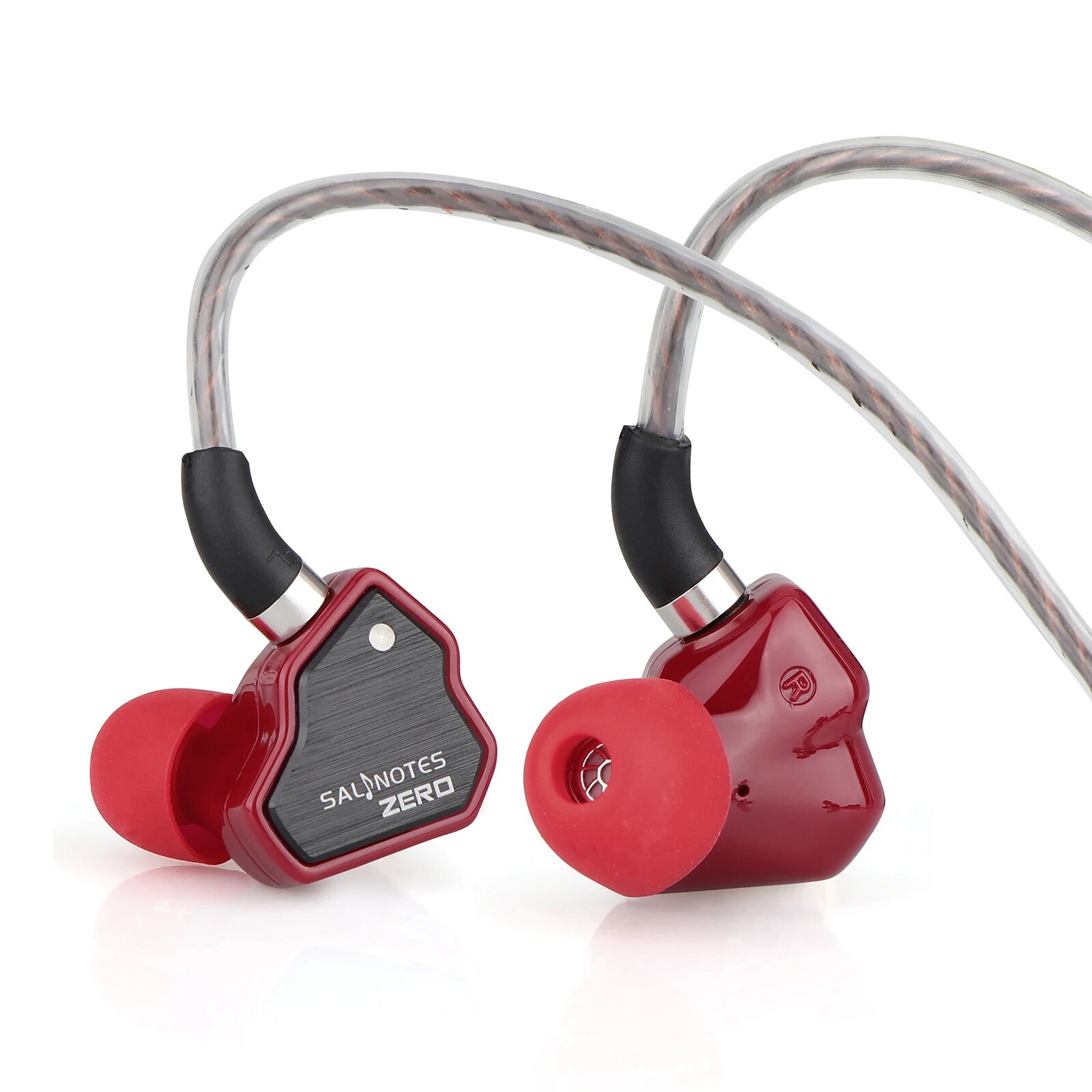 7Hz Salnotes Zero HiFi Наушники Red3.5mm-with Mic