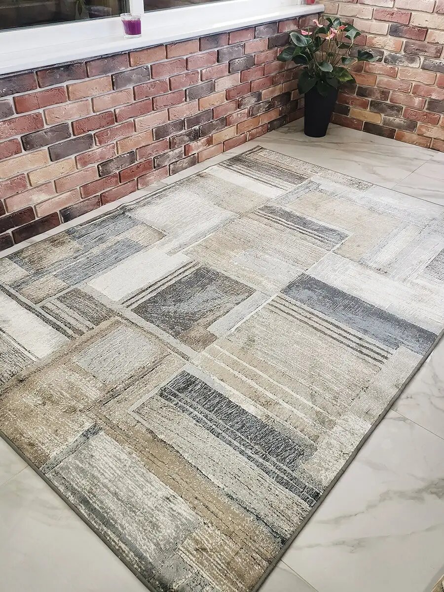 Ковёр Natali's Carpets на пол в комнату, вискоза 100%, 160x230 см, Турция